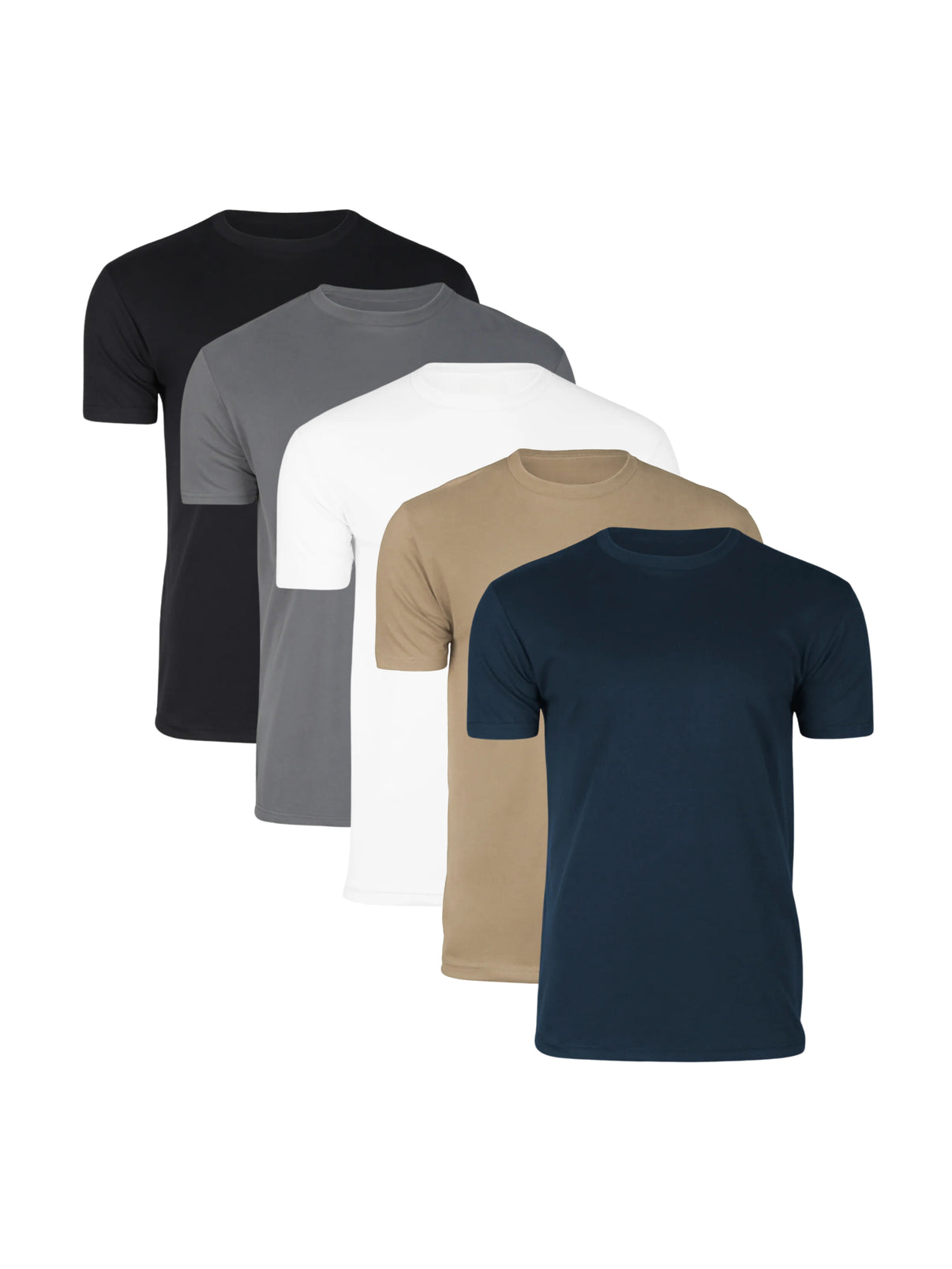 Crew T-Shirts | 5-Pack Staple | Classic Cut