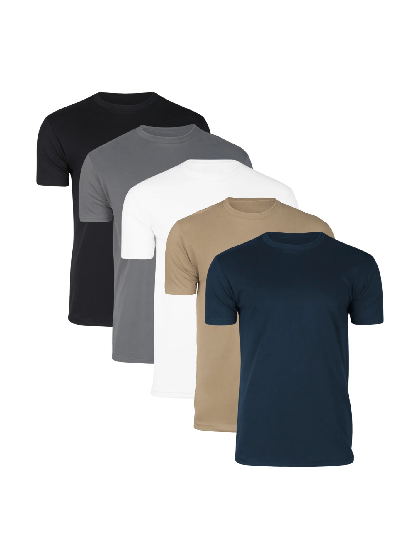 Crew T-Shirts | 5-Pack Staple | Classic Cut
